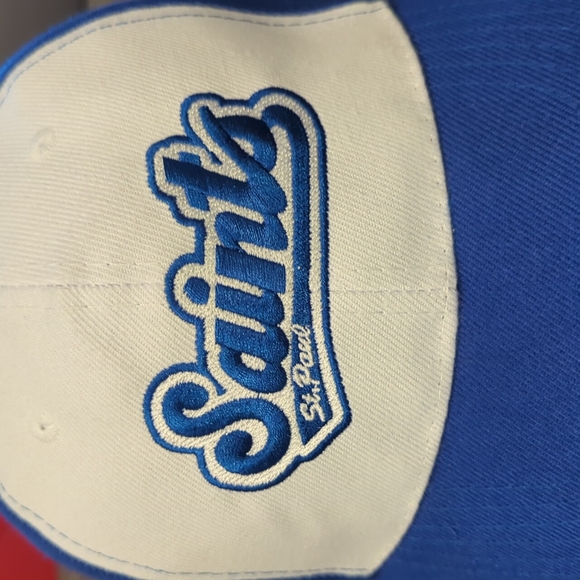 Accessories | St Paul Saints Mens Baseball Cap Velcro Adjustable Hat ...